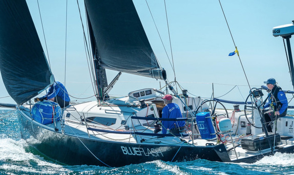J/121 BLUE FLASH Eclipses Newport To Ensenada Race!